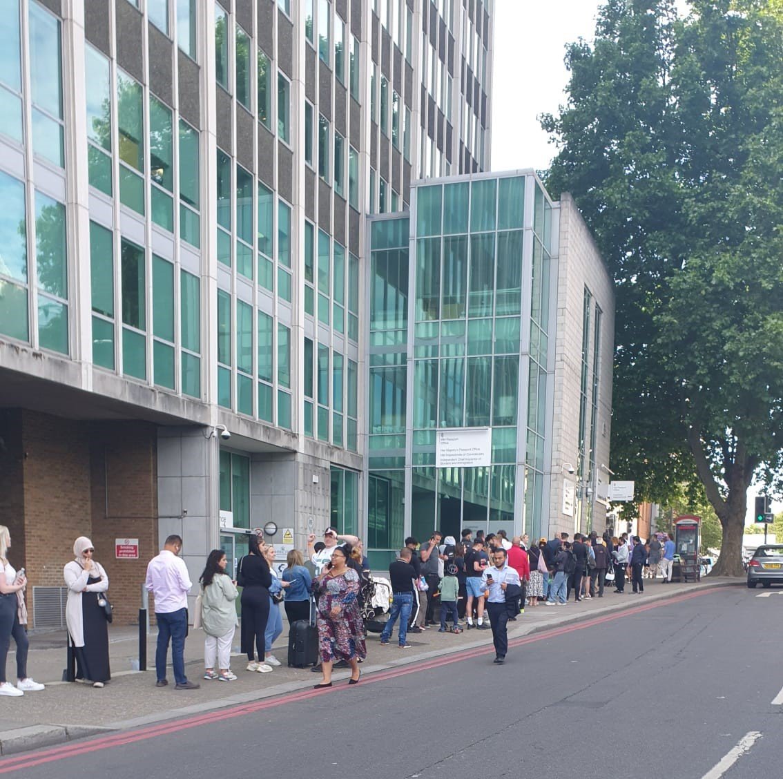 Queues at the passport office | Visa World